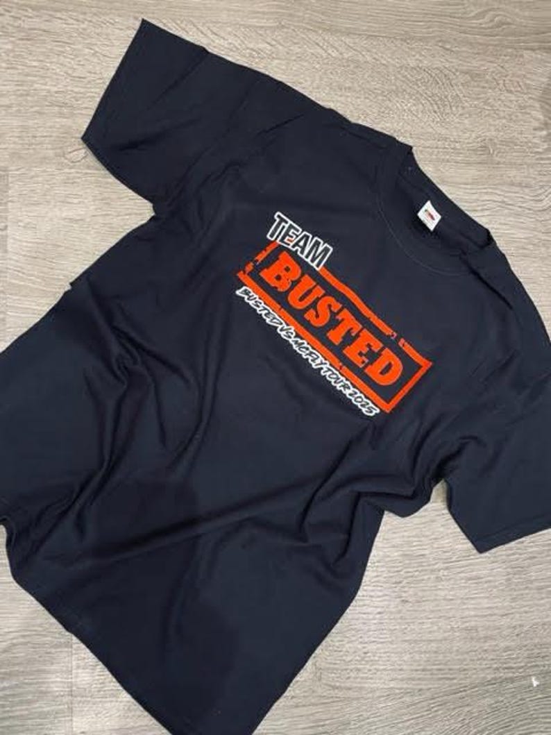 Busted Vs Mcfly Tour 2025 T-shirt, Band Tee - Etsy