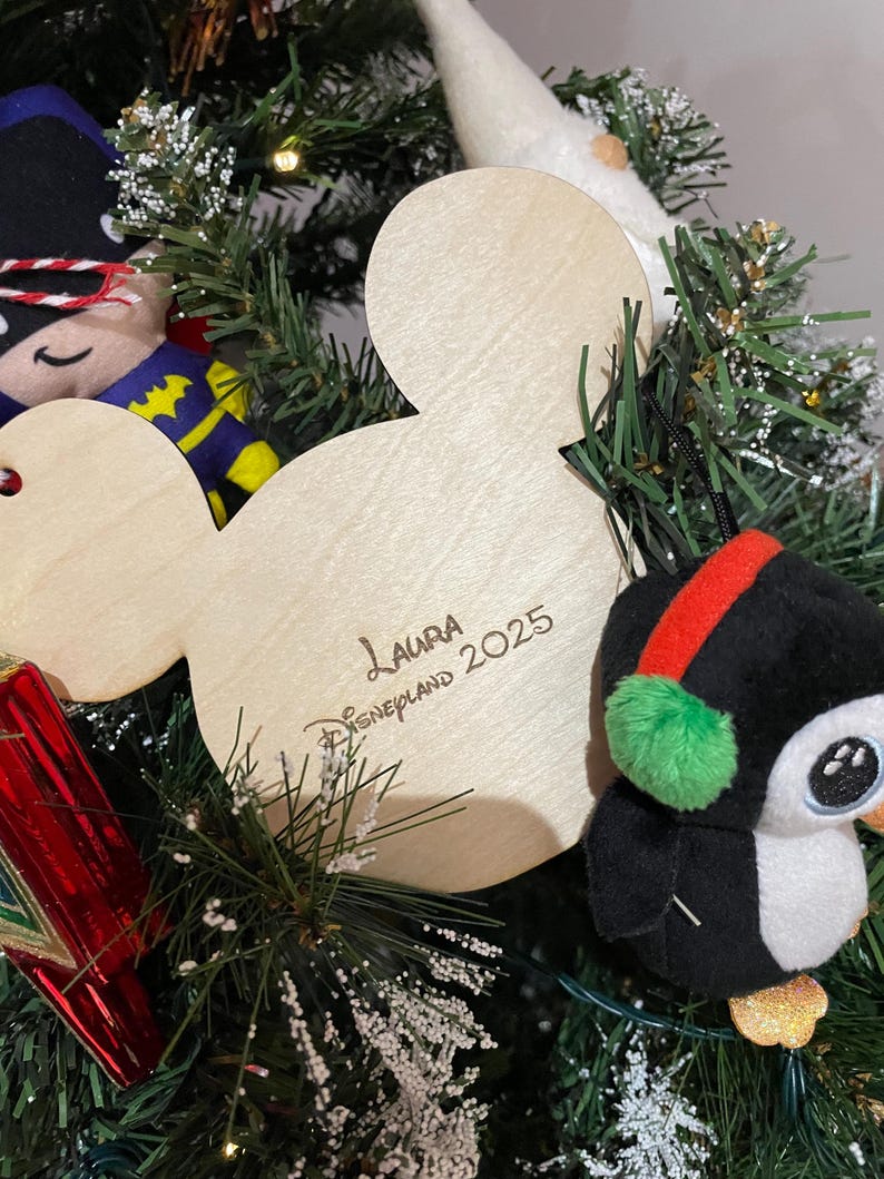 Custom Disney Signature Board, Wooden Autograph Sign, Holiday Ornament ...