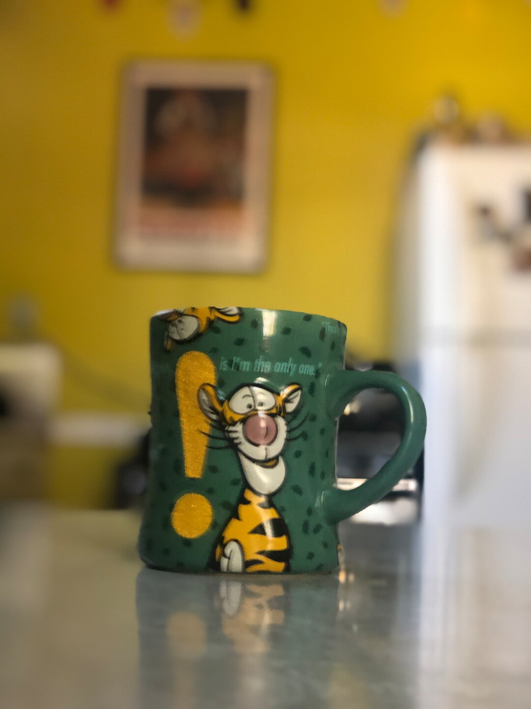 Disney TIGGER Winnie the Pooh Green Embossed & Glitter Coffee - Etsy