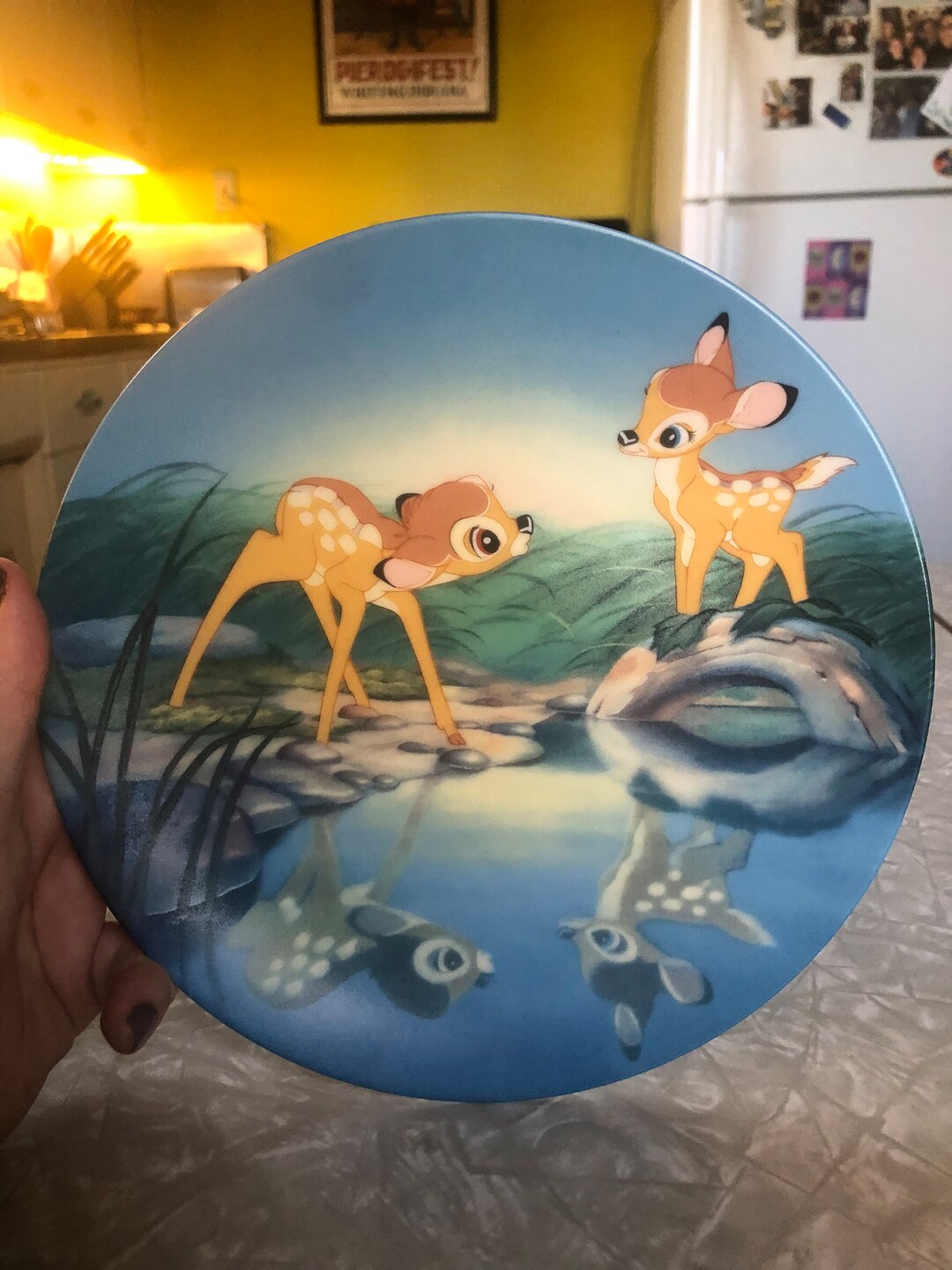 Bashful Bambi Knowles Collectible Plate Walt Disney Faline - Etsy