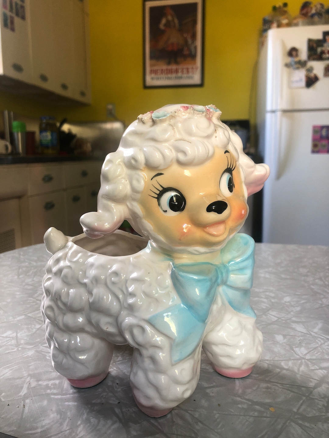 1960s, Sheep, Lamb, Planter Pot, Vintage FREE SHIPPING! - Etsy