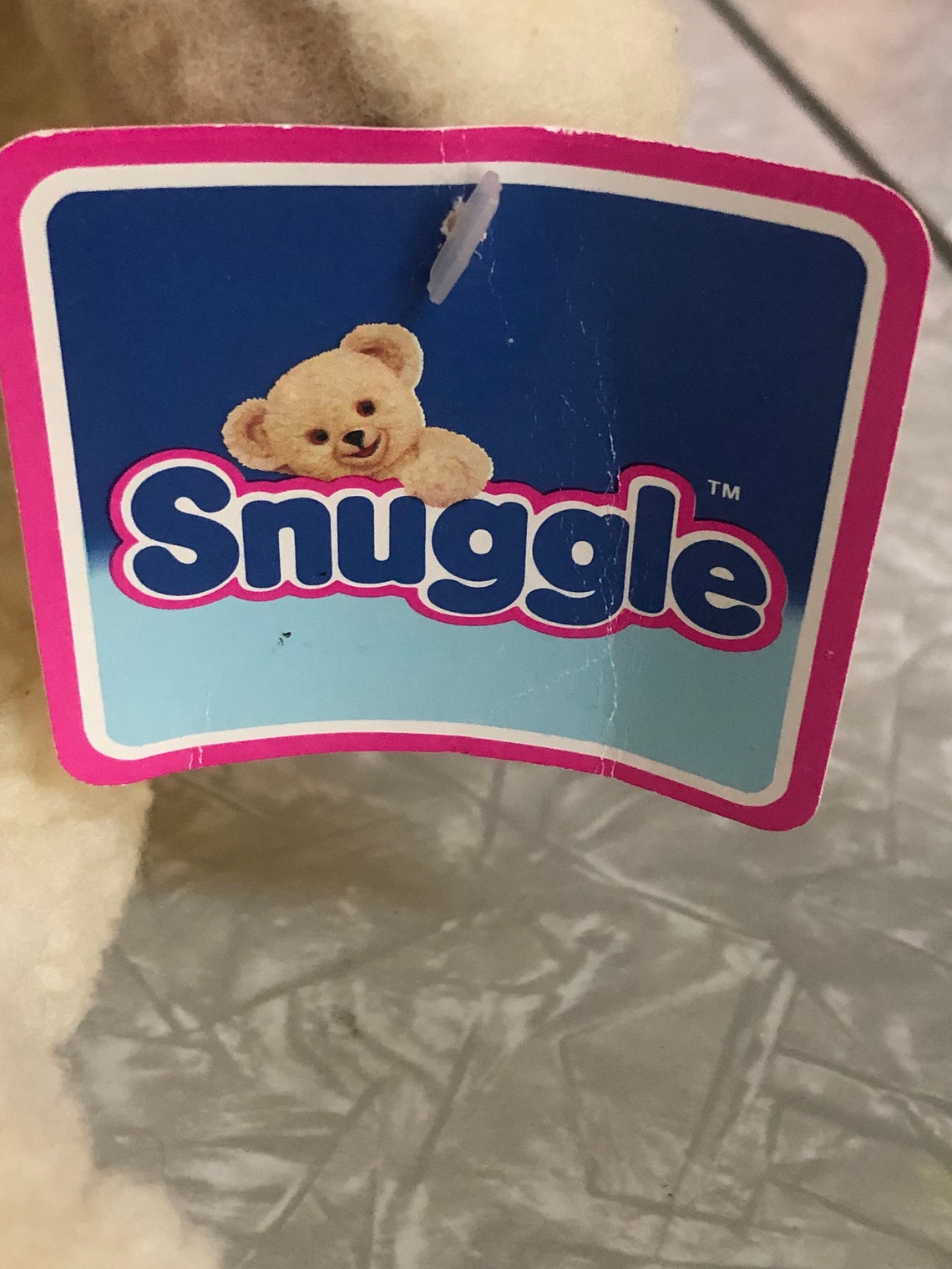 Vintage 1986 Snuggle Bear Stuffed Plush Lever Brothers Company Russ 12 ...