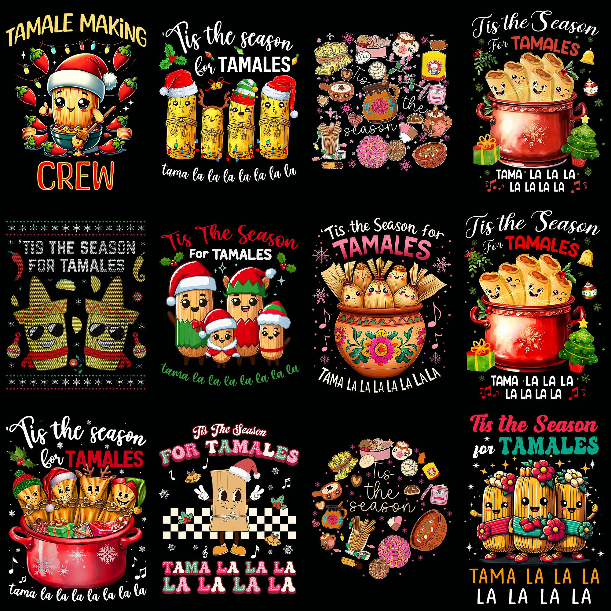 Tis the Season for Tamales Png, Tamalala Png, Spanish Mexican Png ...