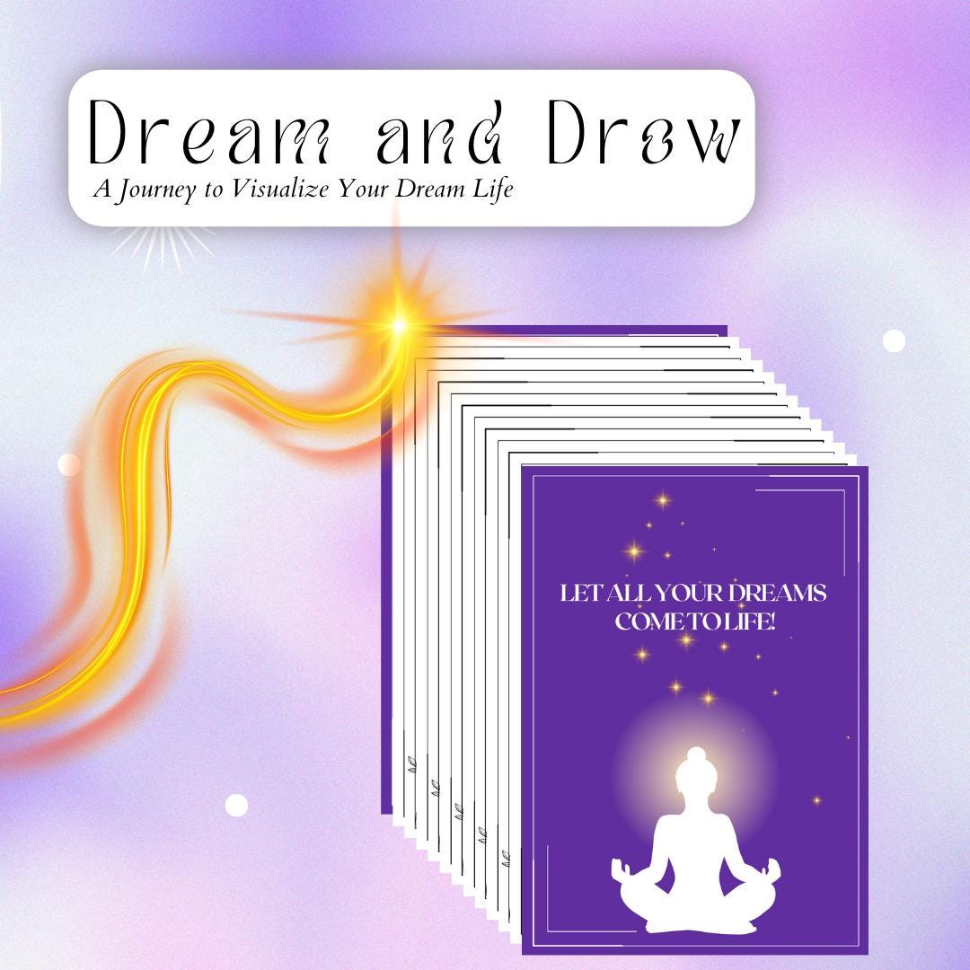 30 Days of Dream Drawing: A Journey to Visualize Your Dream Life - Etsy