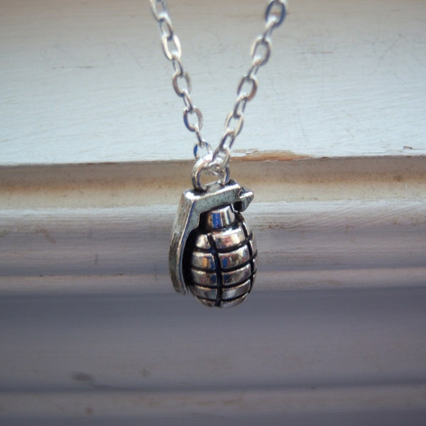 Grenade Necklace - Etsy