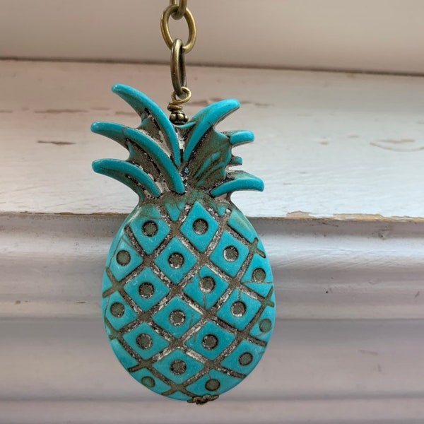 Turquoise Pineapple - Etsy