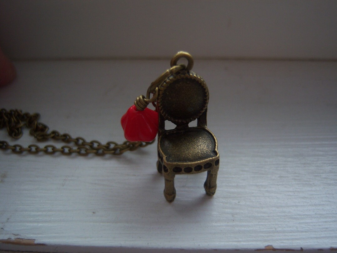 Chair Necklace Free Gift With Purchase - Etsy