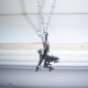 Monkey Necklace Barrel of Monkeys Chimpanzee Necklace free Gift With ...