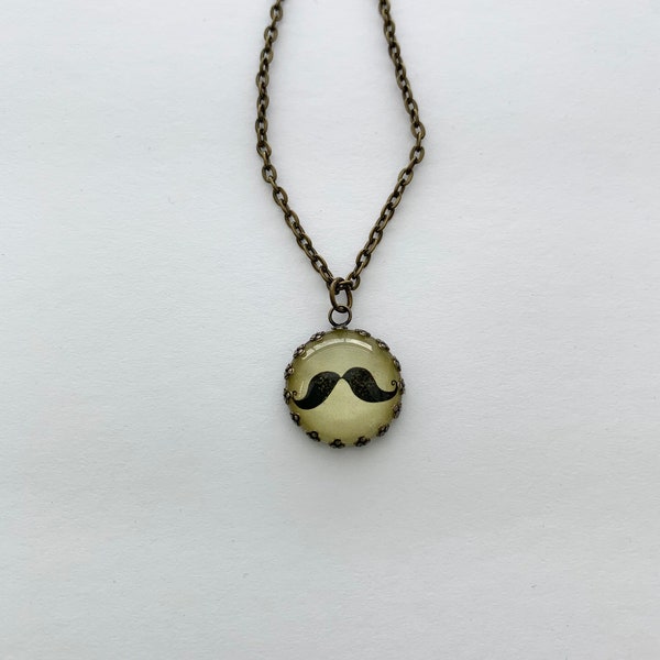 Mustache Necklace - Etsy