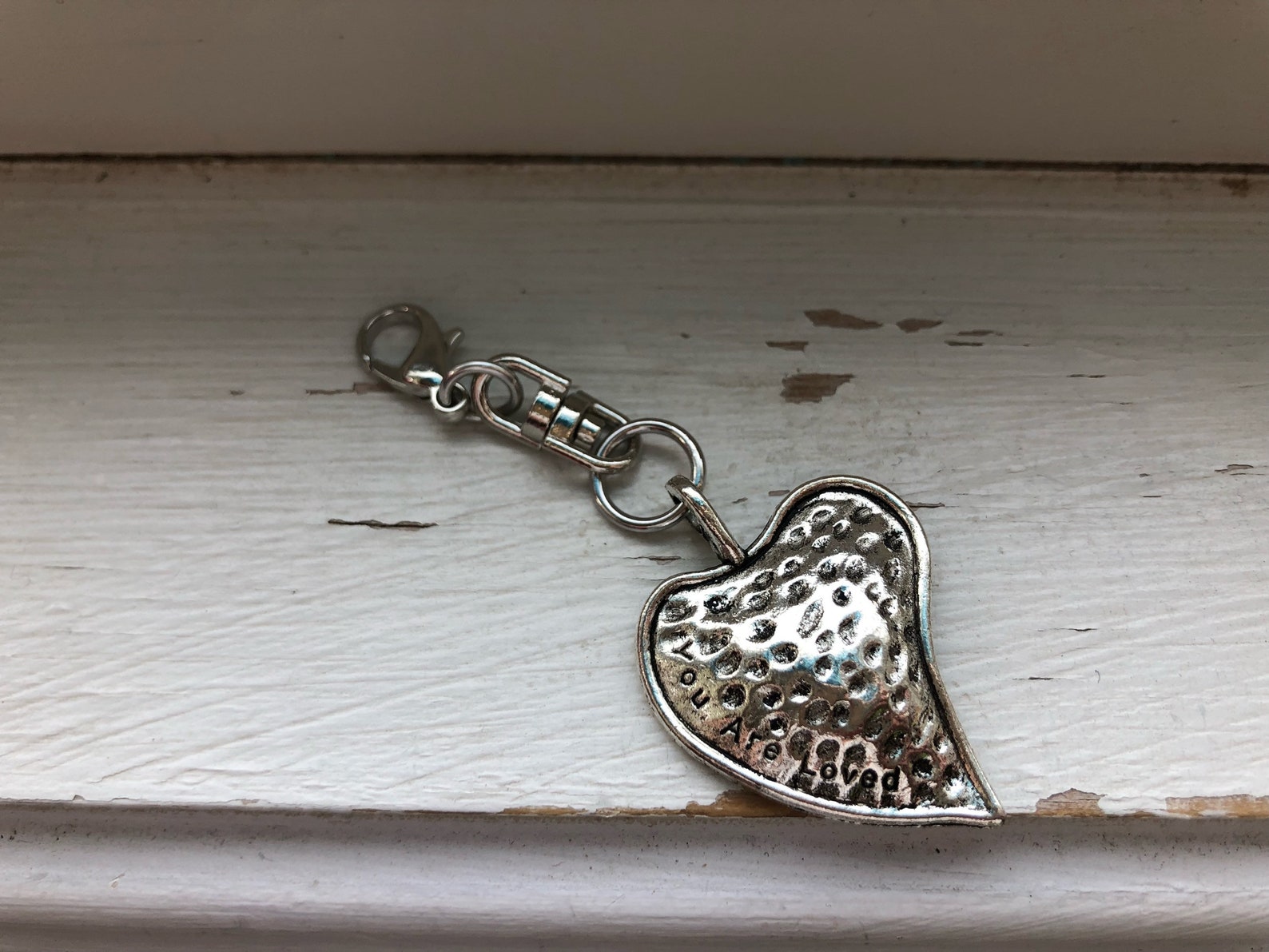 Heart Zipper Pull Heart Purse Dangle love Zipper Pull/love - Etsy