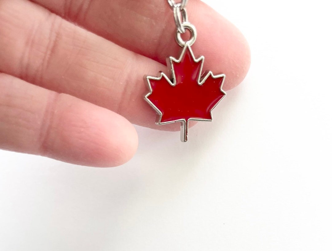 Maple Leaf Zipper Pull/ Canadian Purse Dangle - Etsy
