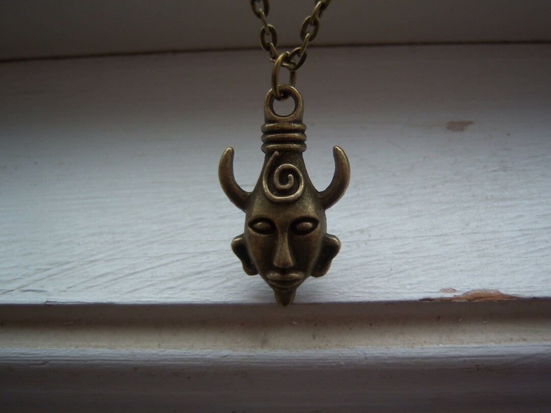 Amulet Necklace Demon Necklace Protection Amulet - Etsy