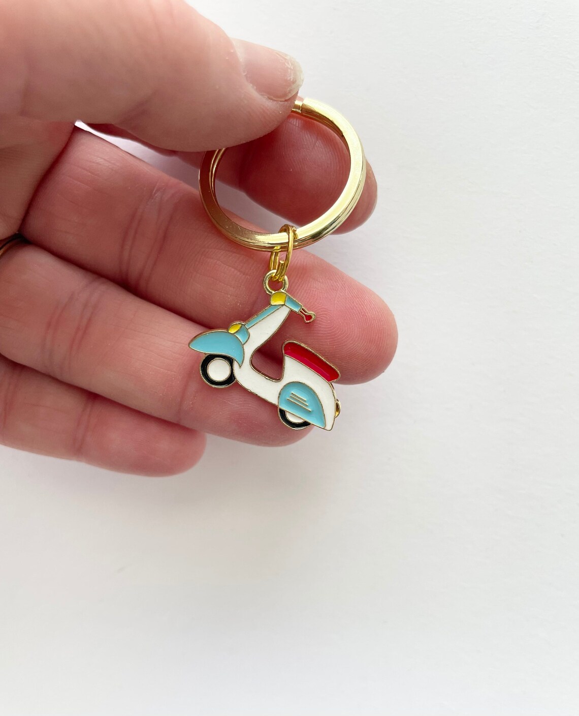 Vespa Keychain Scooter Keychain - Etsy