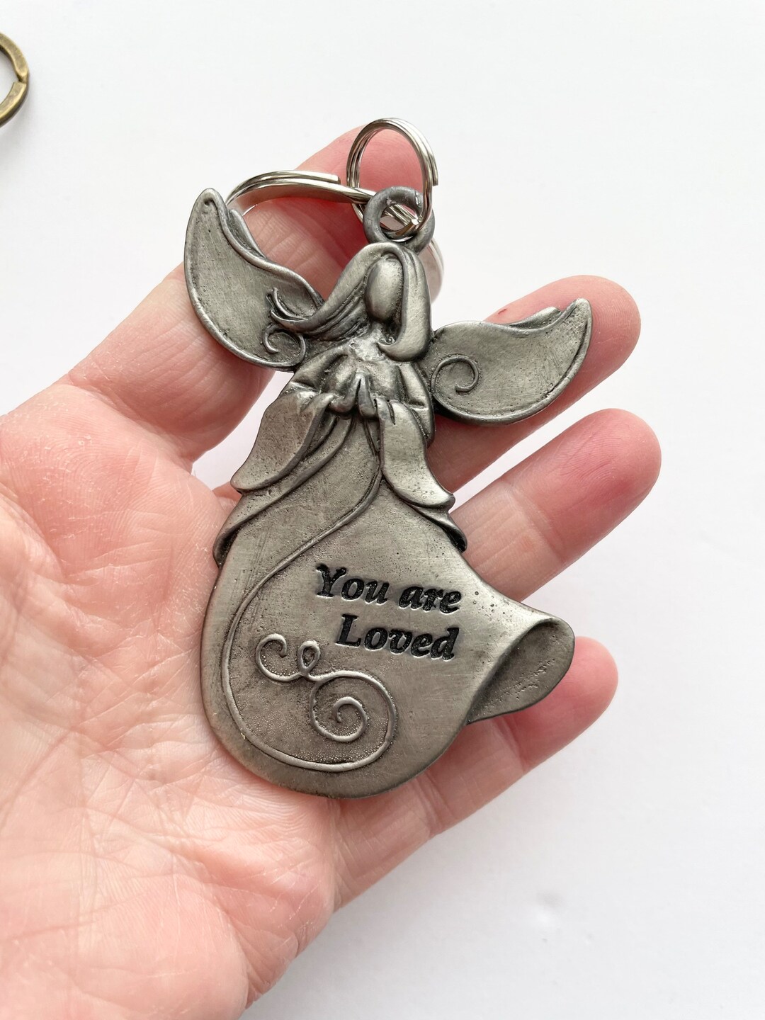 Angel Keychain Gaurdian Angel Keychain Keychains you Are - Etsy UK