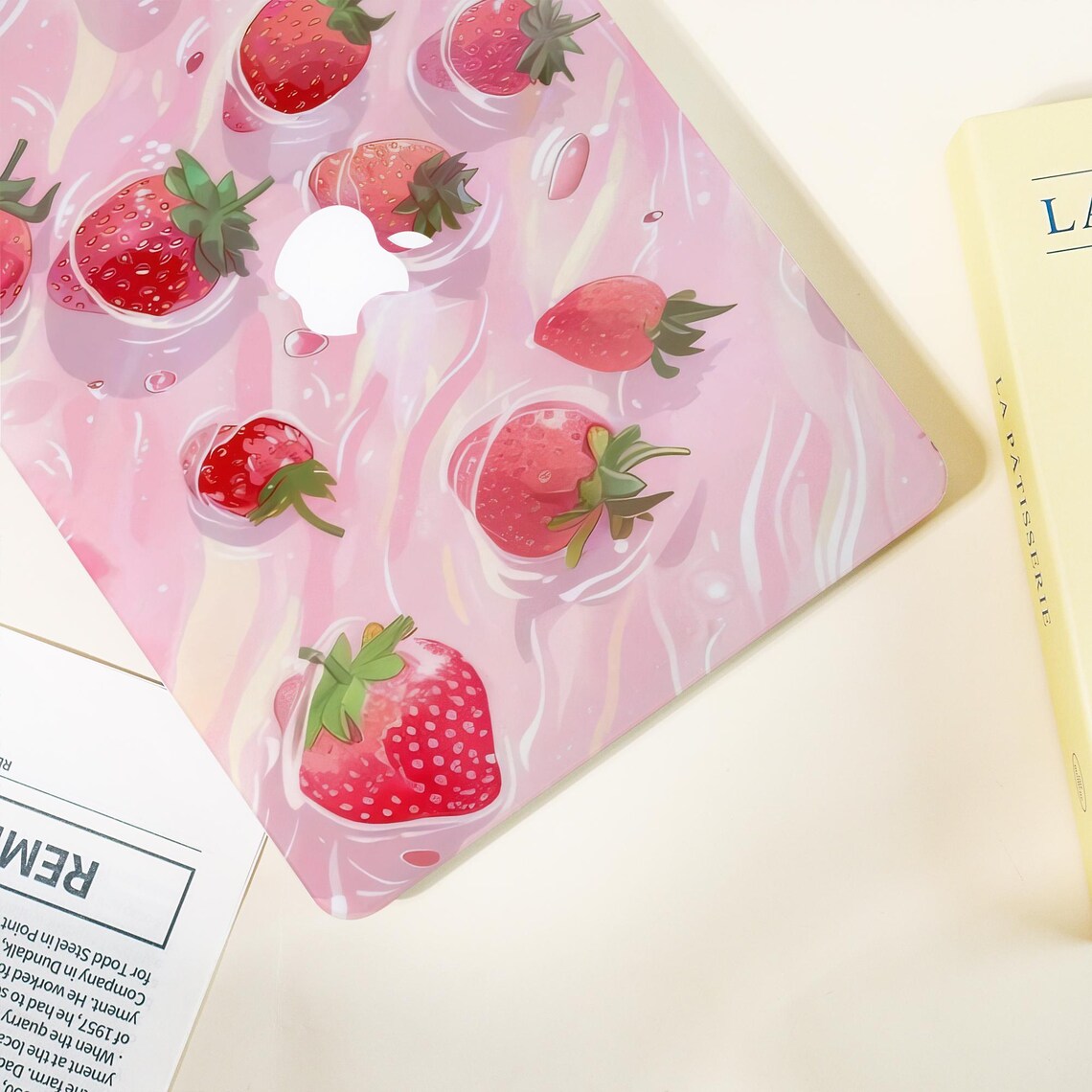 Cartoon Style Strawberry MacBook Case,customized MacBook Cases,laptop ...