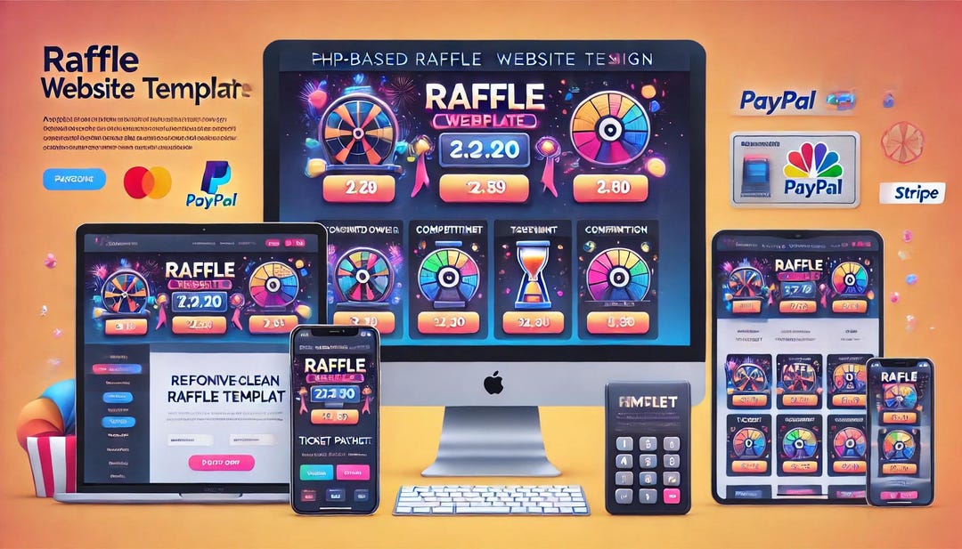 Ready-to-launch Raffle Website Business Runmyraffle.com - Etsy