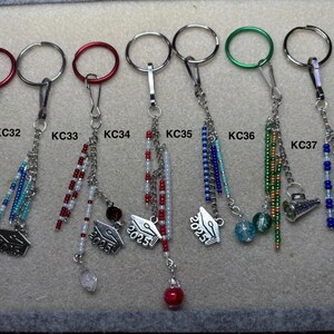 Handcrafted Beaded Key Rings - Etsy