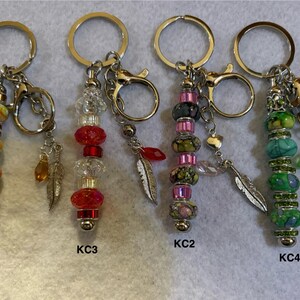 Handcrafted Beaded Key Rings - Etsy