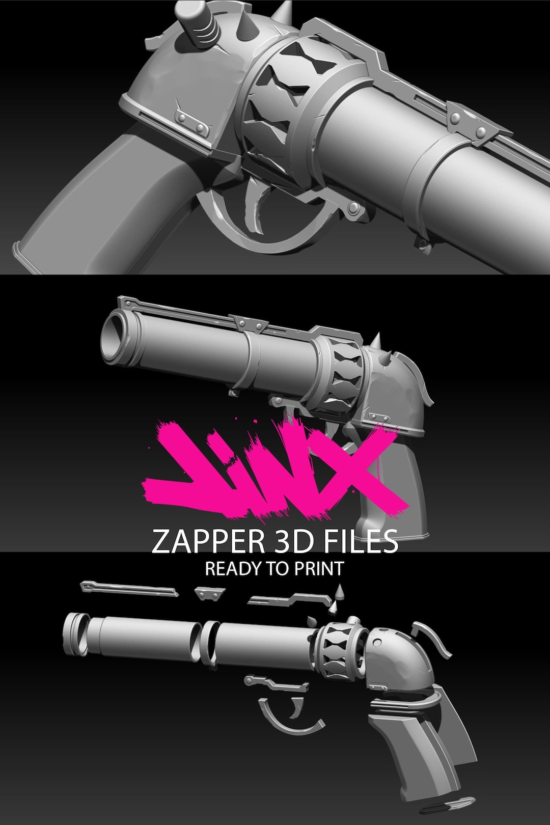 JINX ZAPPER Archivos 3D para imprimir - Etsy España