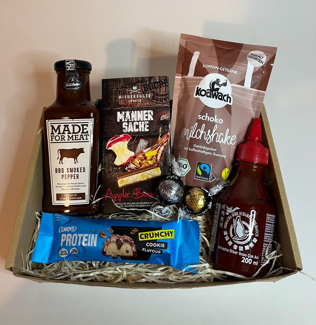 Gift Box Man Box Food Box BBQ Gift Box Snack Box for Men Teenager ...