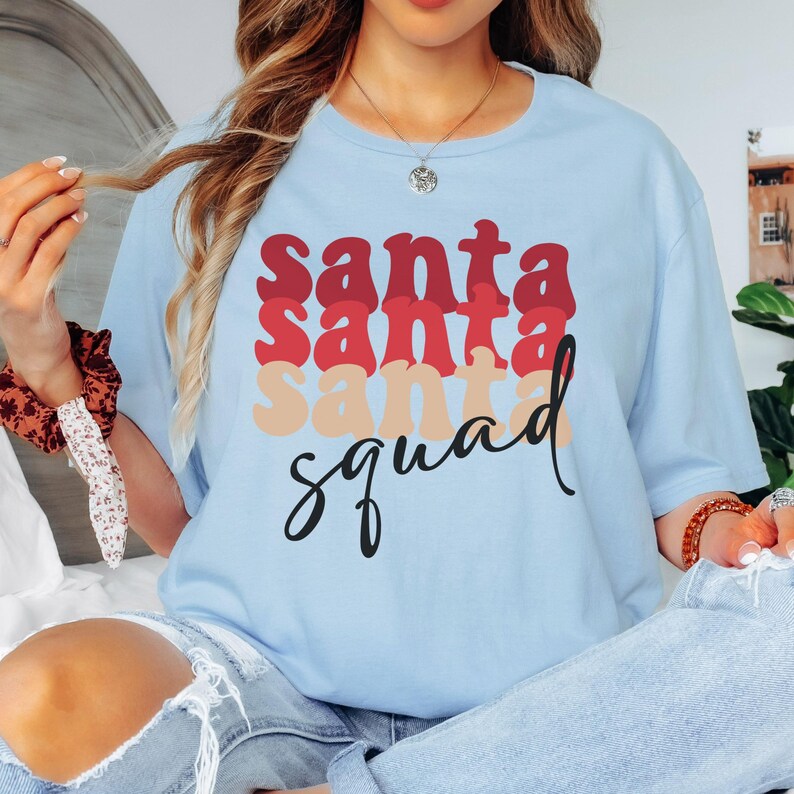 Santa Squad Shirt, Christmas Squad Shirt, Christmas Shirt, Christmas ...