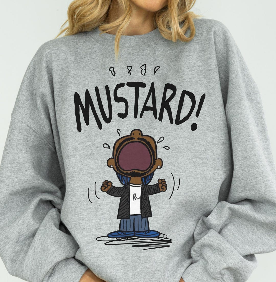 Kendrick Lamar MUSTARD GNX Album Fan Art Crewneck Sweatshirt Hip Hop ...