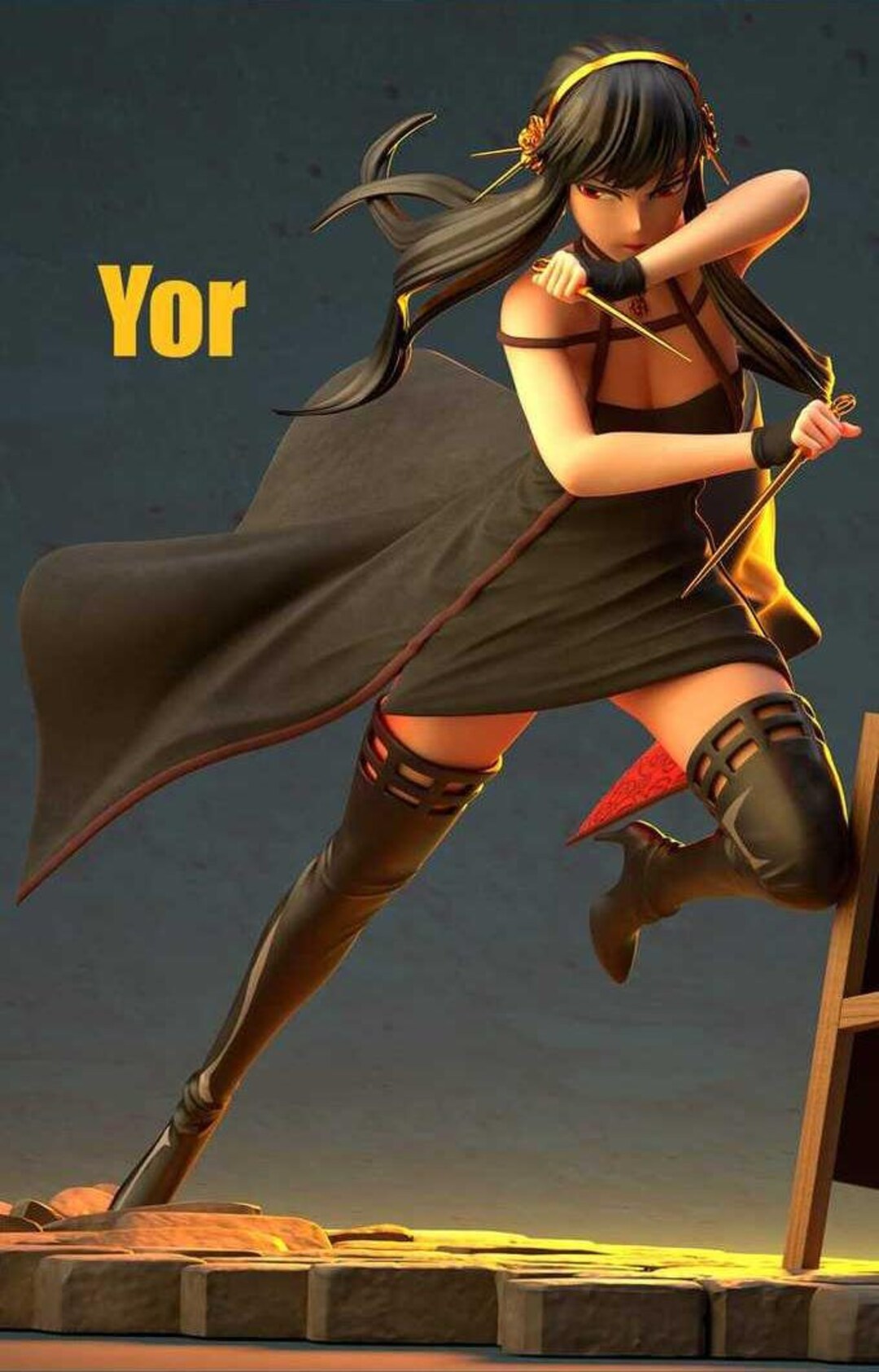 Diorama Yor Spy X Family, Killer Ladies Layer Legends Studio. - Etsy