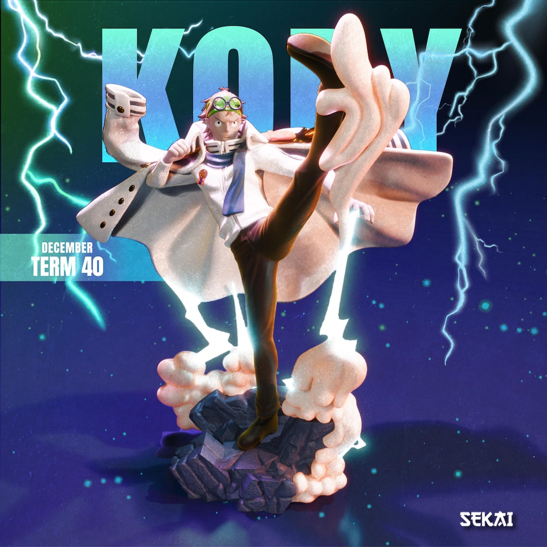Figure / Resin Bust One Piece Koby, Sekai 3D Models. - Etsy