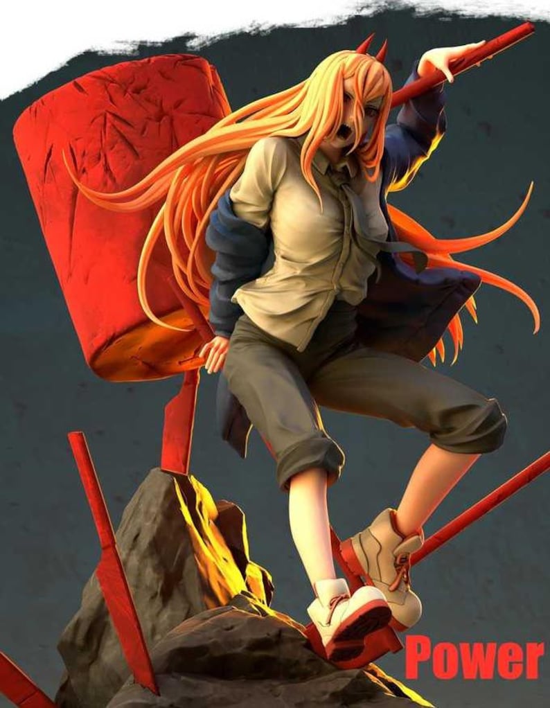 Diorama Killer Ladies Power Chainsaw Man, Layer Legends Studio. - Etsy