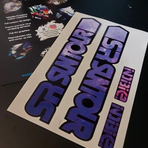 Sr Suntour Galaxy Nebula Universal Fit Fork Stickers/graphics - Etsy