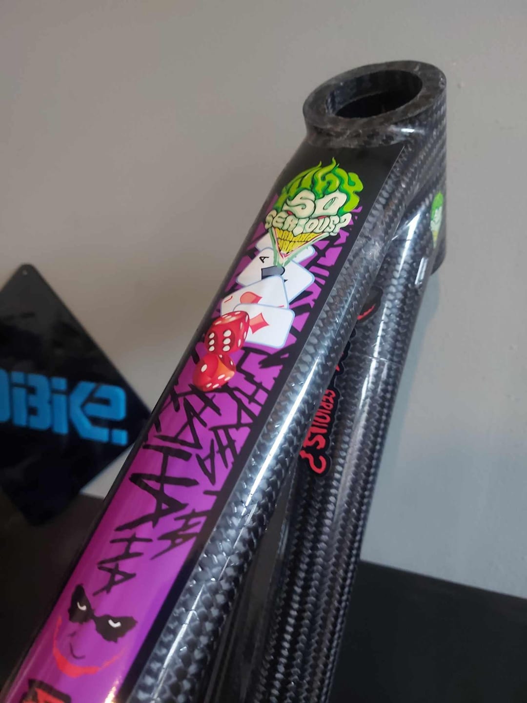 Joker Why so Serious Top Tube Protection Cycling Bike MTB Road Enduro ...