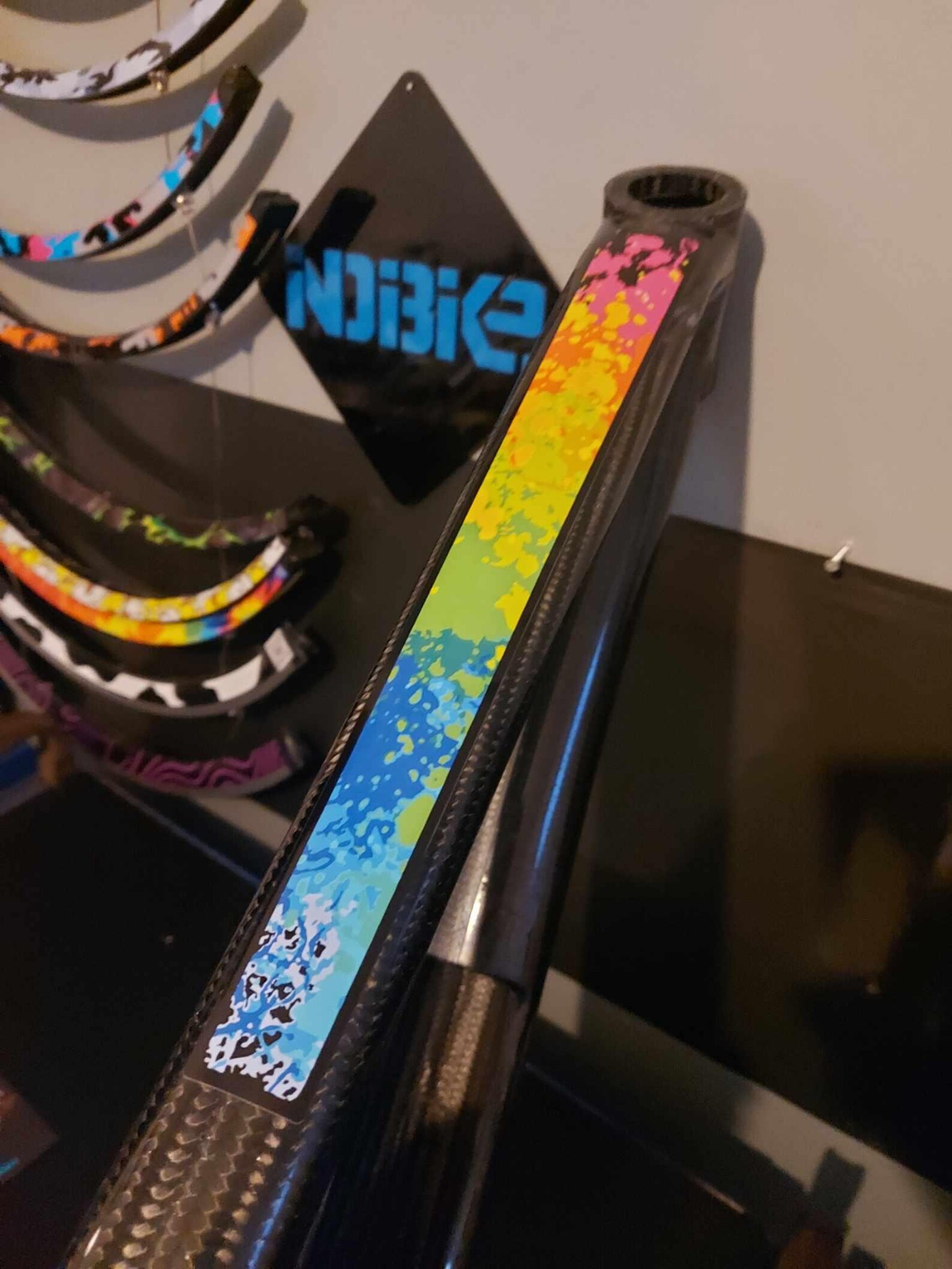 Paint Spatter Top Tube Protection Cycling Bike MTB Road Enduro - Etsy