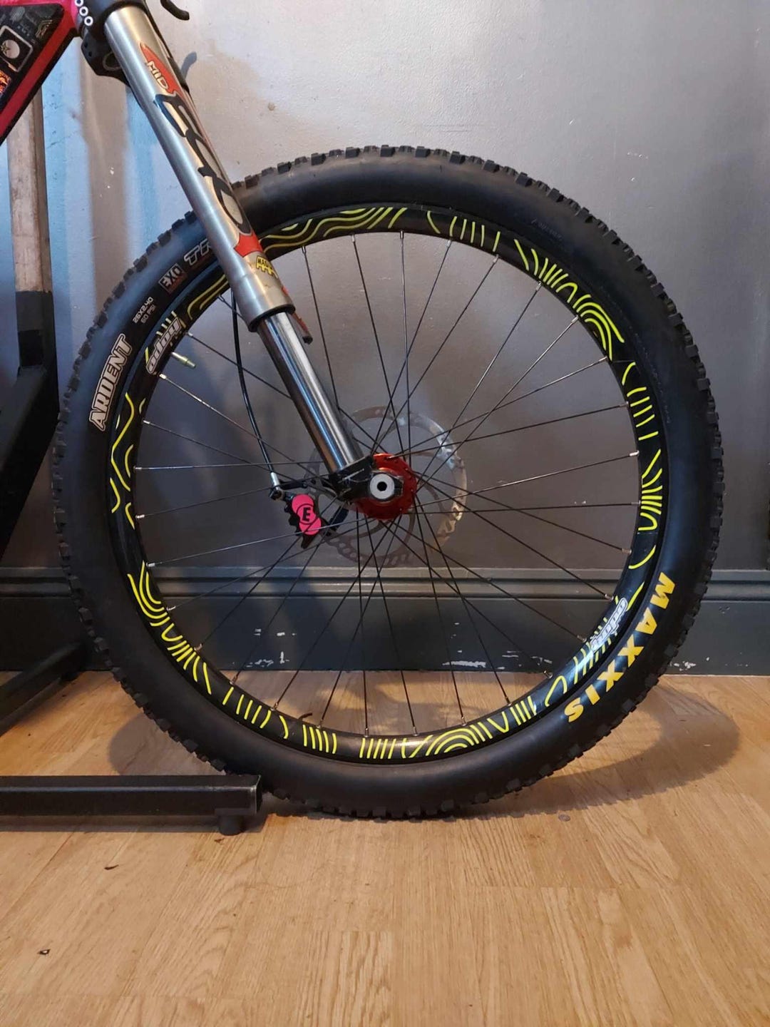 Map Line Squiggle Custom Colour Full Rim Wheel Wrap Stickers Graphics ...