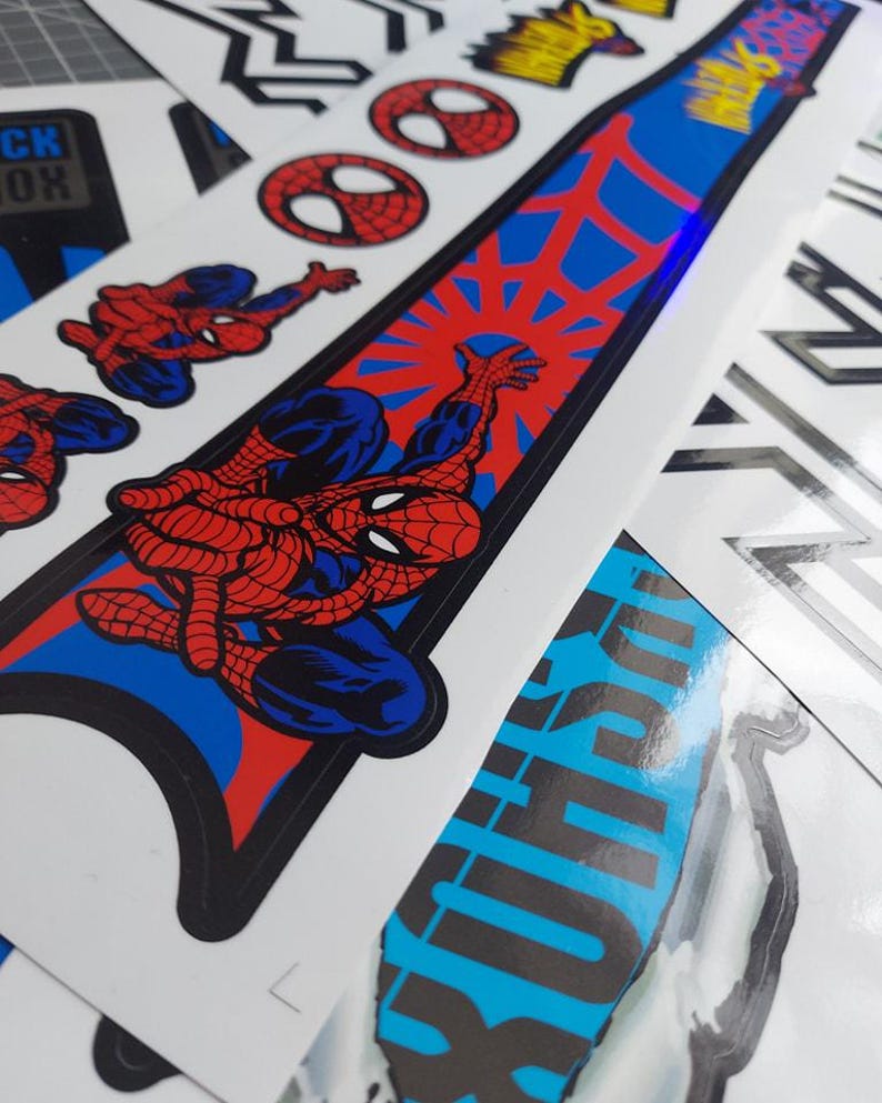 Spiderman Top Tube Protection Cycling Bike MTB Road Enduro Stickers - Etsy