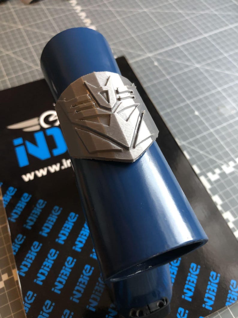 Transformer Decepticon 3d Pinted Head Tube Badge Bike Cycling Enduro ...