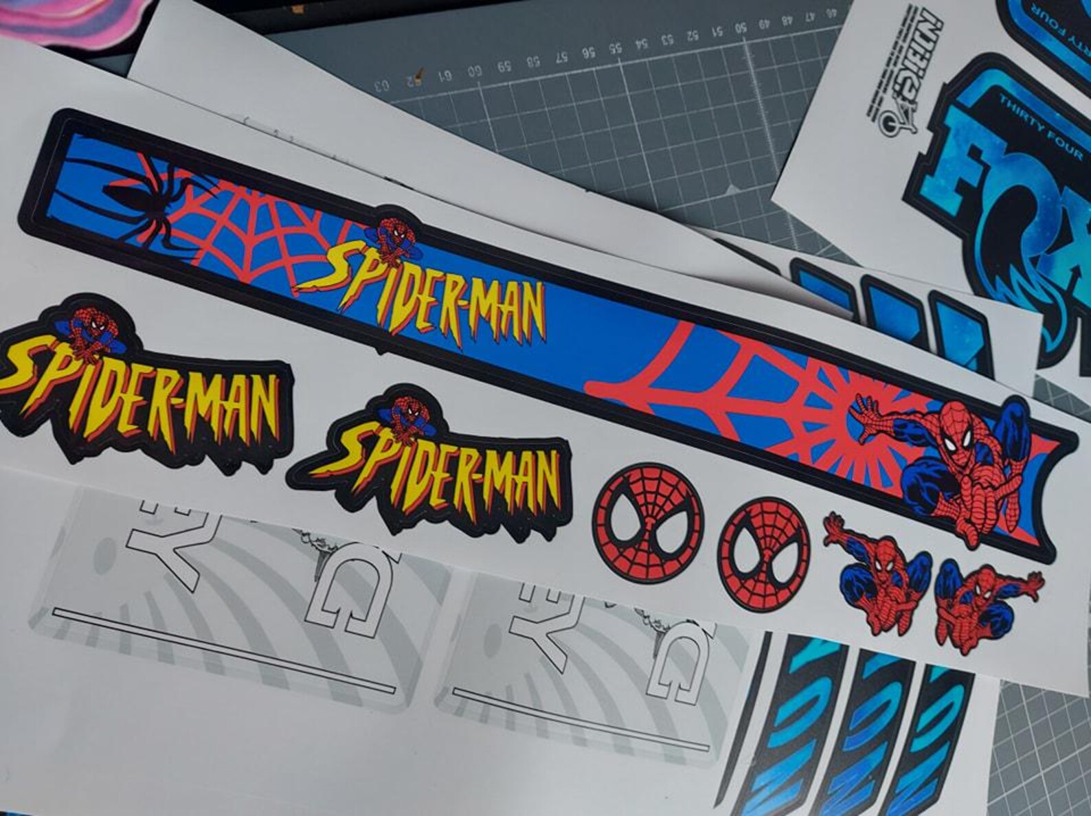 Spiderman Top Tube Protection Cycling Bike MTB Road Enduro Stickers - Etsy