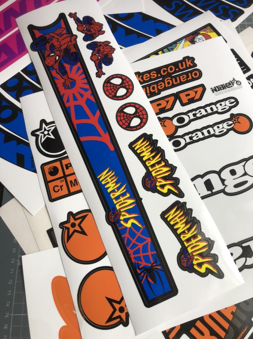 Spiderman Top Tube Protection Cycling Bike MTB Road Enduro Stickers - Etsy