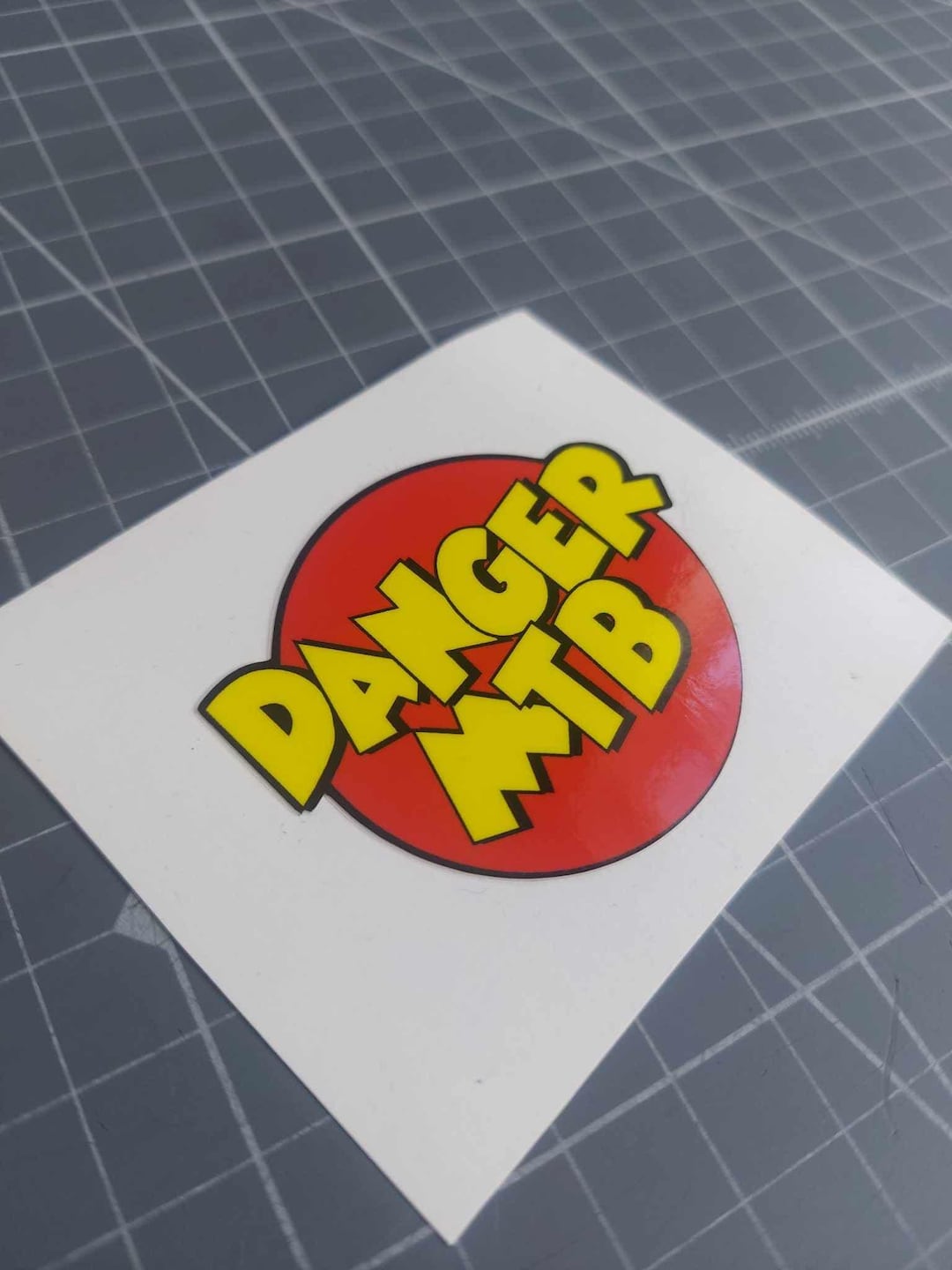 Danger MTB Danger Mouse Stickers/graphics Bike Cycling Enduro Cyclo ...