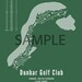 Dunbar Golf Course Print, Golf Course Map in Scotland, Digital Custom ...