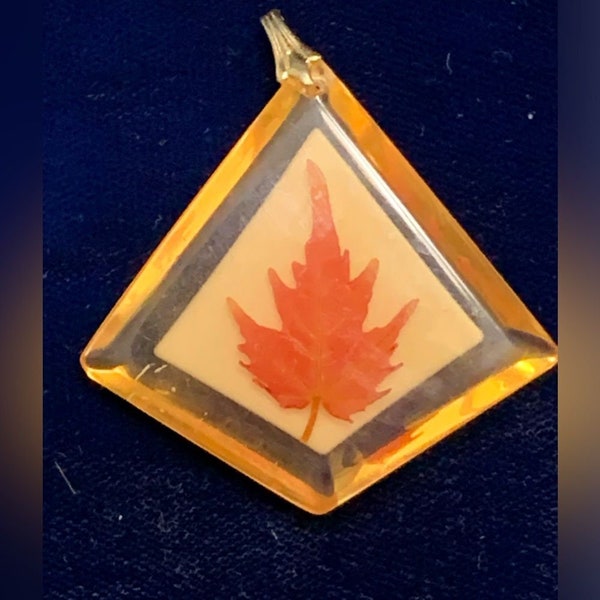 Lucite Maple Leaf - Etsy