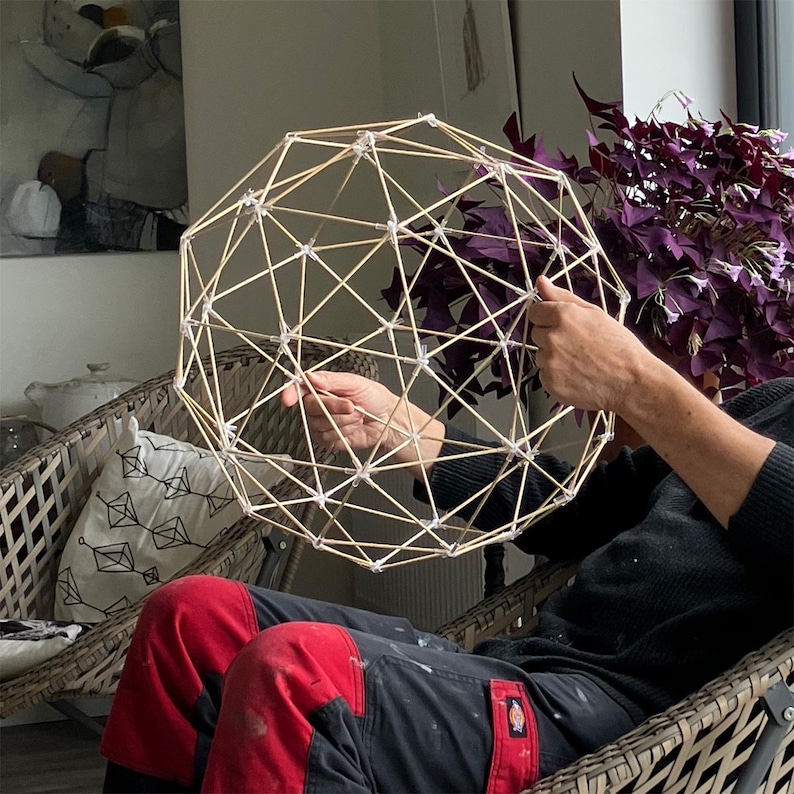 Bamboo Geodesic Dome and Sphere Kit - Etsy