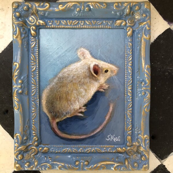 Mouse Painting - Etsy