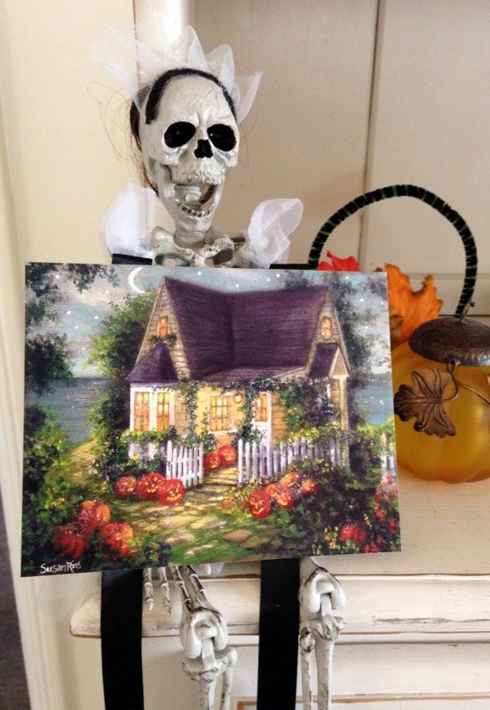 All Hallow's Eve Art Print Halloween Print Halloween - Etsy