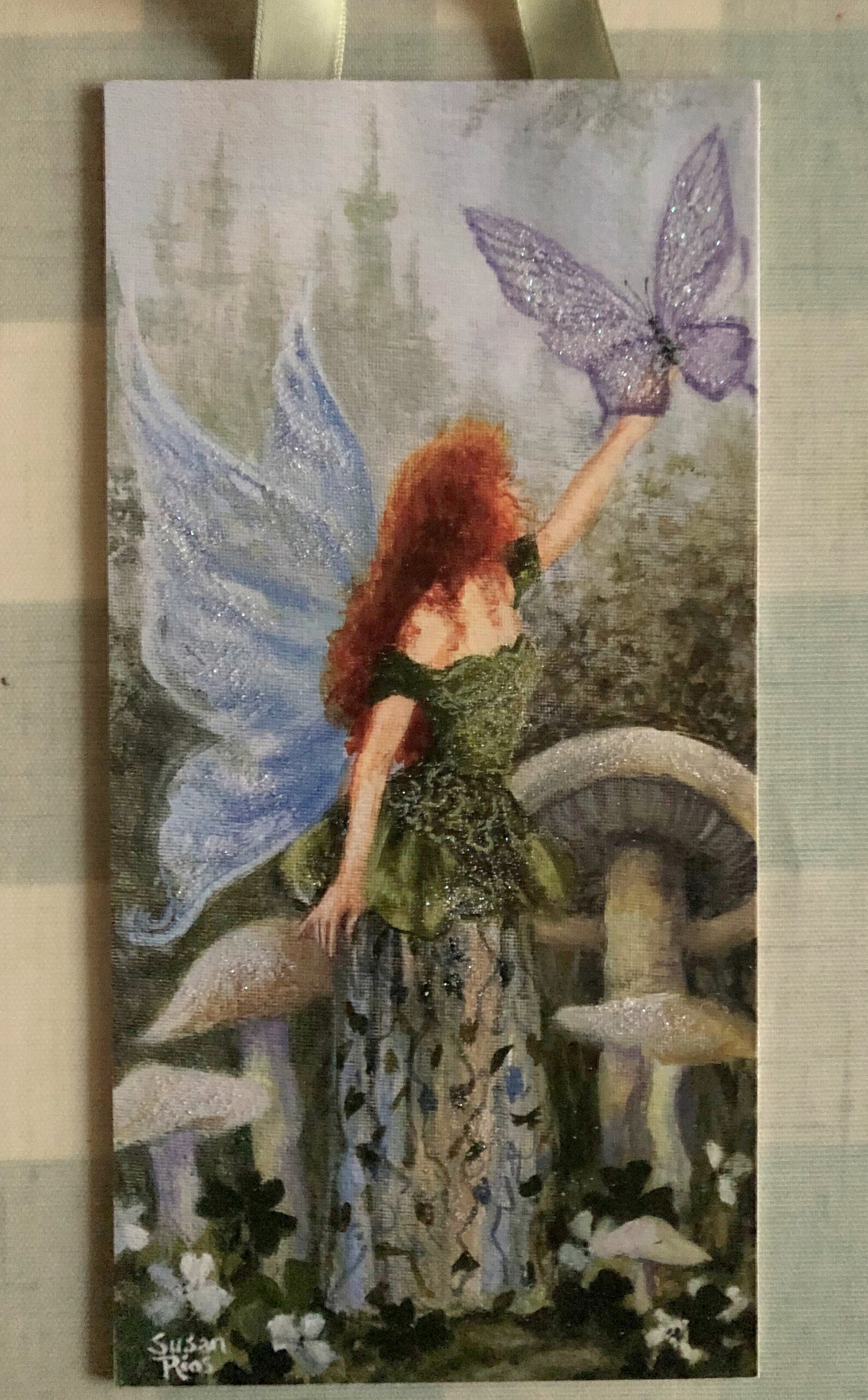 Shamrock Faerie Art Print Fairy Art Faerie Art St. - Etsy
