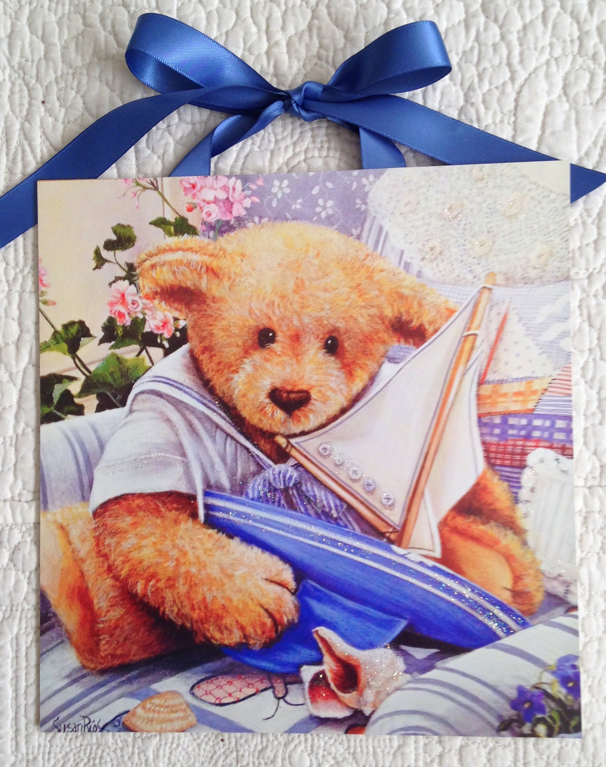 Teddy Bear Art Print Teddy Bear Art Teddy Bear Decor Teddy - Etsy