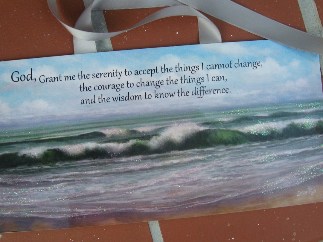 Serenity Prayer, Oceanscape, AA Prayer, Spiritual Art, Ocean Art, Ocean ...