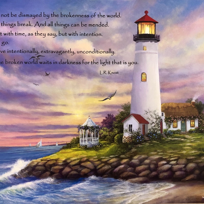 Lighthouse Quote - Etsy