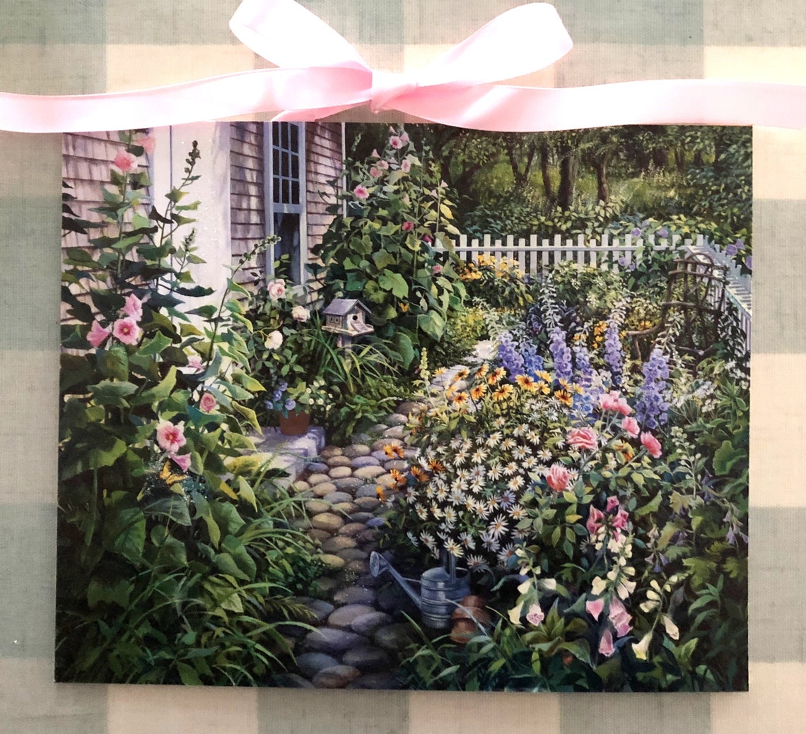 Summer Floral Garden by Susan Rios Garden Art Garden Decor - Etsy