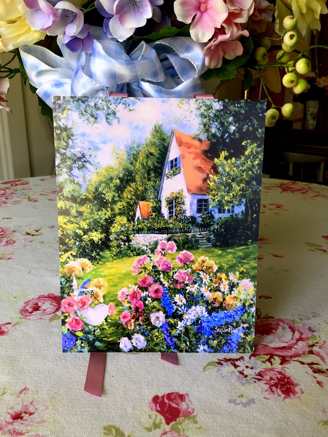 English Garden Art Print by Susan Rios English Roses English - Etsy