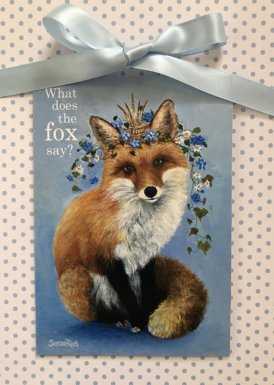 Little Fox Art Print, Fox Queen, Red Fox, Fox Art, Fox Decor, Animal ...